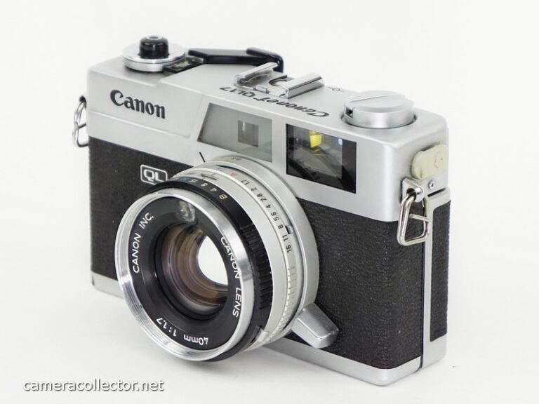 Canon Canonet family - Facts, notes and thoughts about vintage cameras ...