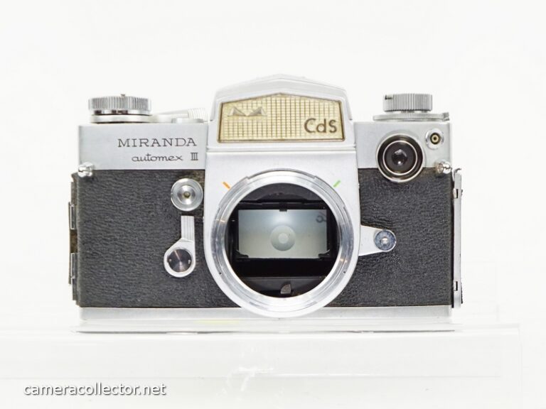 Miranda Automex III - Facts, notes and thoughts about vintage cameras ...