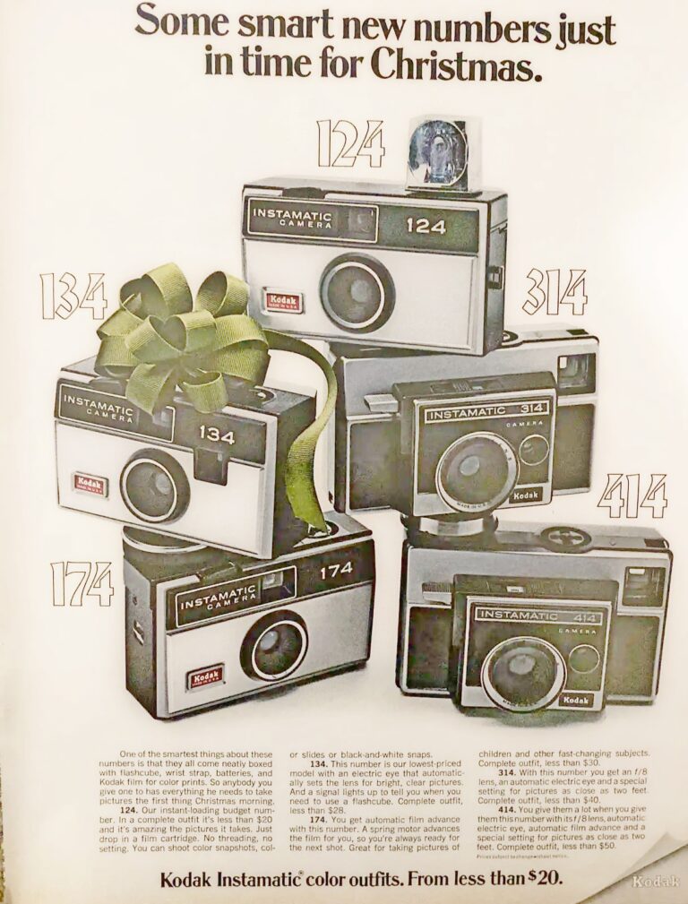 Kodak Instamatic family list - Facts, notes and thoughts about vintage ...